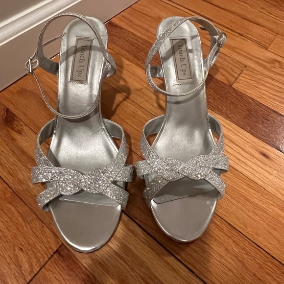 Touch Ups | Shoes | Silver Heels | Poshmark